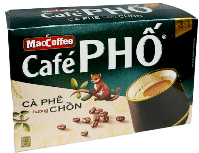 Cà phê MacCoffee Café Phố 3 in 1 hương chồn 160g | Hệ thống siêu thị ...